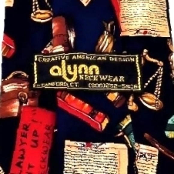 Alynn Neckwear | Accessories | Vintage Alynn Silk Lawyer Judge Silk ...